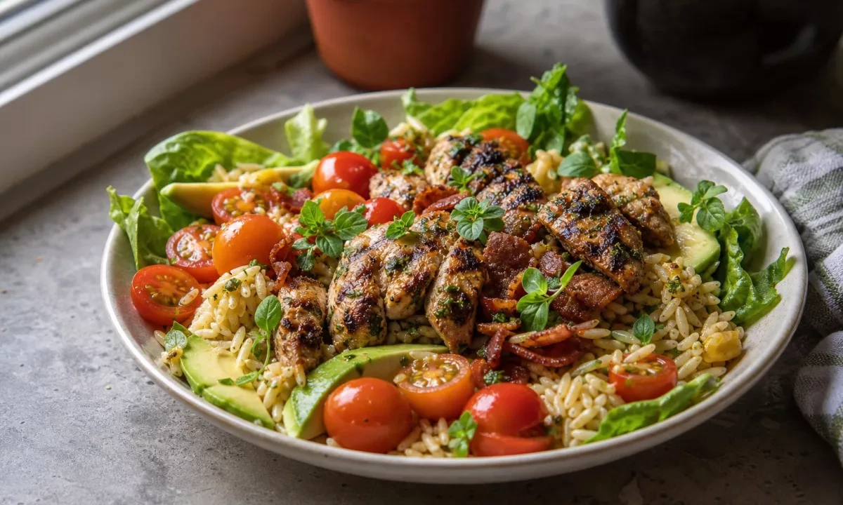 This Grilled Lemon Herb – Grilled Lemon Herb Chicken Orzo Salad