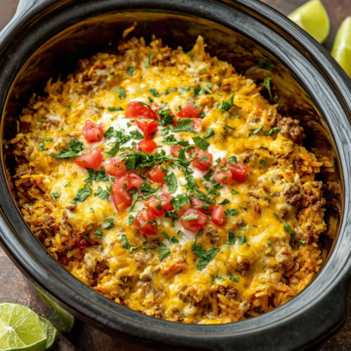 Crock Pot Taco Casserole
